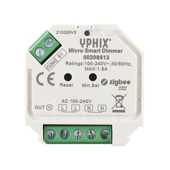 YPHIX kabelloser Zigbee 230V LED Dimmer inkl. Bypass | LEDdirect